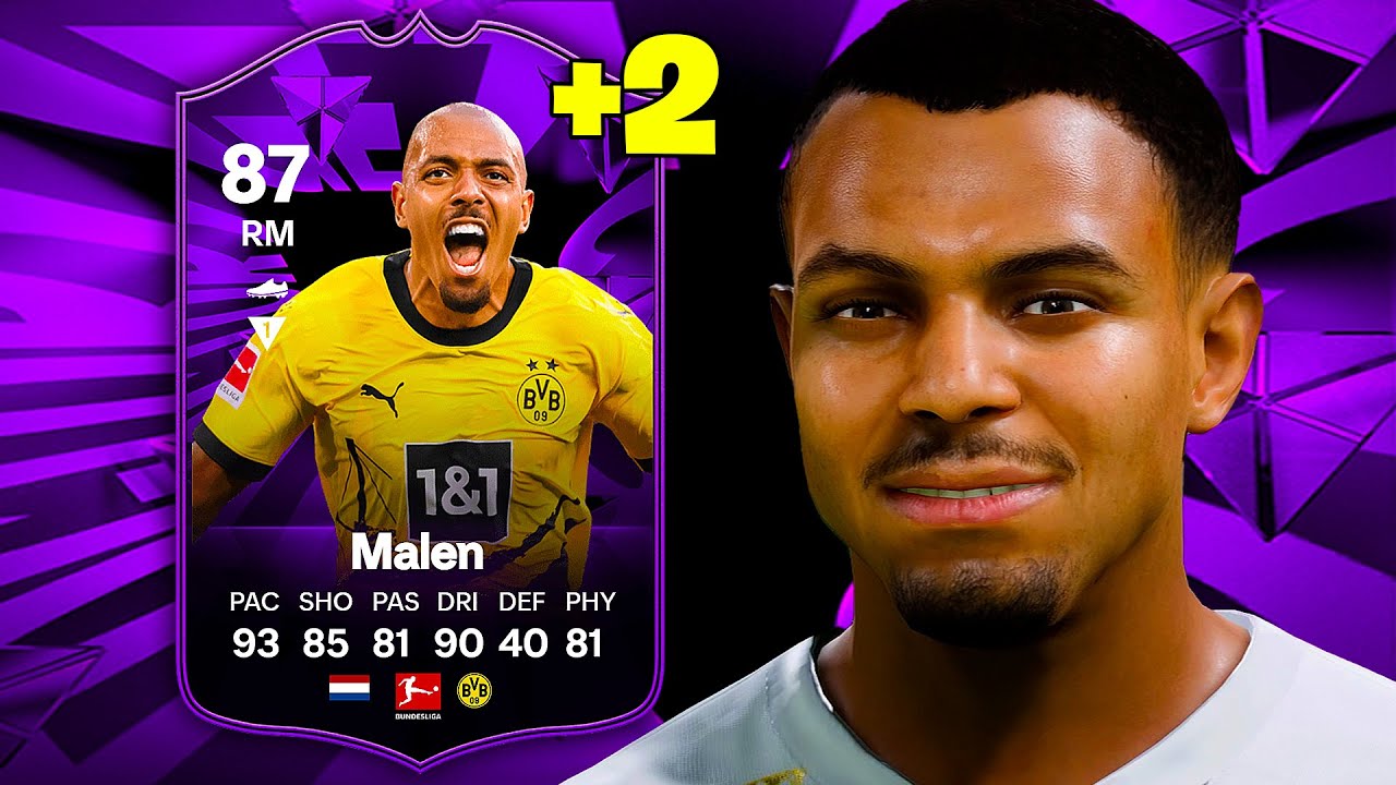 87 FC Pro Open Malen Player Review - EA FC 24 - YouTube