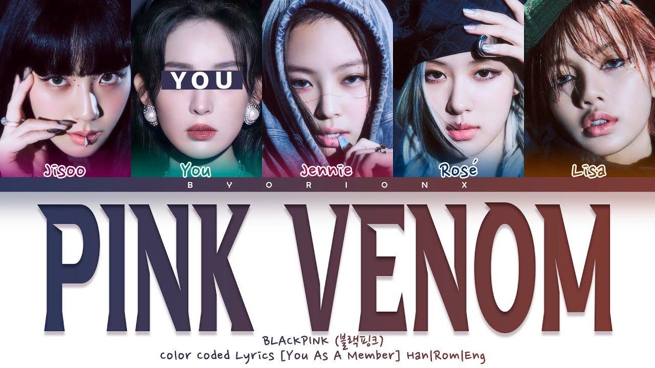 BLACKPINK Pink Venom You As A Member Karaoke 5 Members BLACKPINK Pink Venom You As A Member Karaoke 5 Members