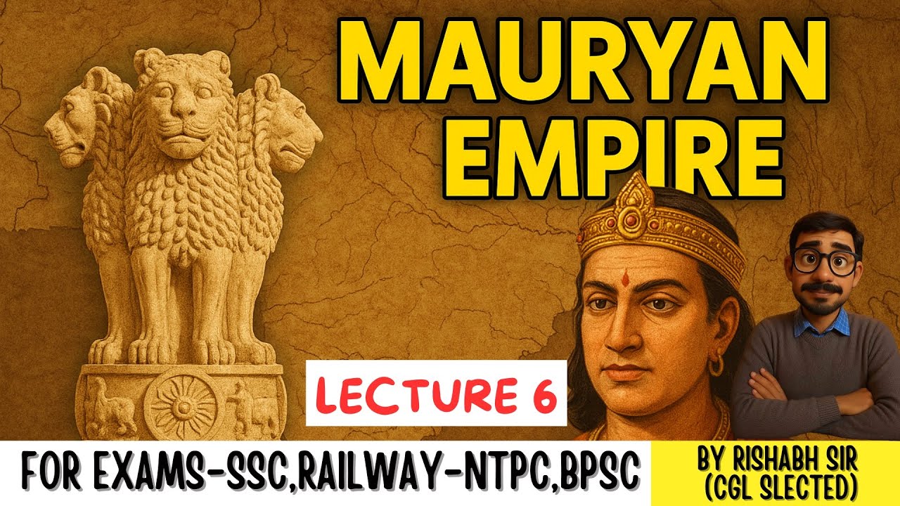 Mauryan Empire | Complete history series | SSC,Railways,BPSC # ...