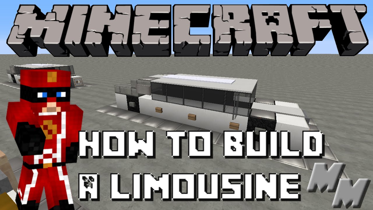 Minecraft - How To Build A Limousine - YouTube
