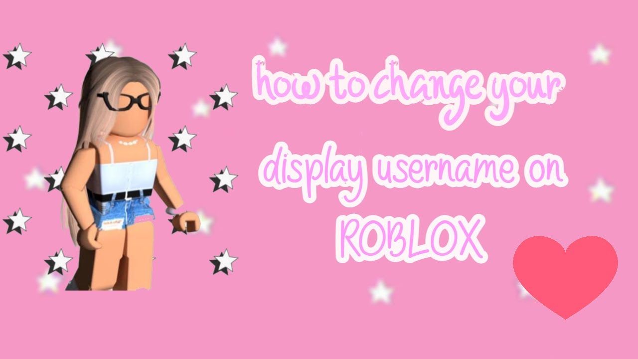 how to change ur display username on roblox! super easy *no robux ...