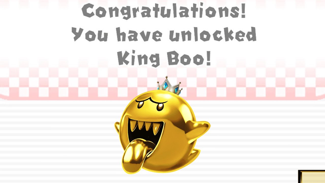 How to Unlock King Boo (Gold) in Mario Kart Wii - YouTube