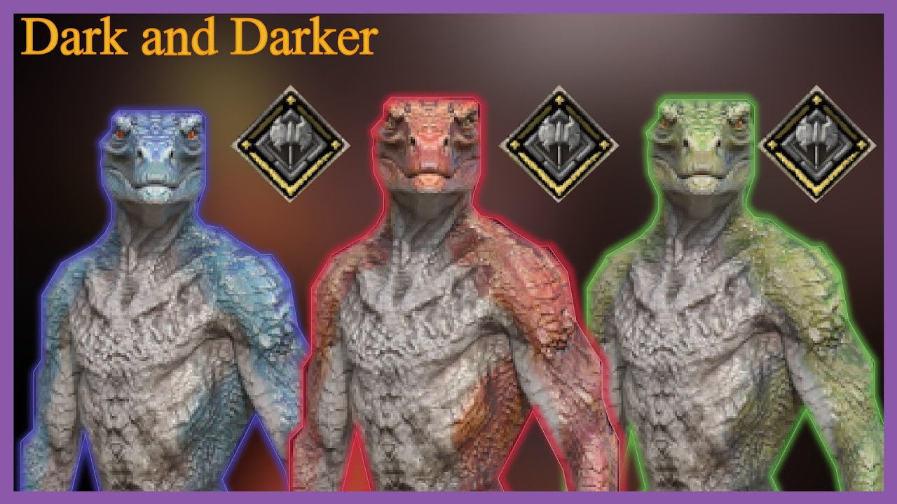 Dark And Darker Lizard Build Mania - YouTube