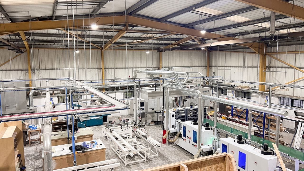 Transformation of our uk shutter factory at New Age Shutters - YouTube