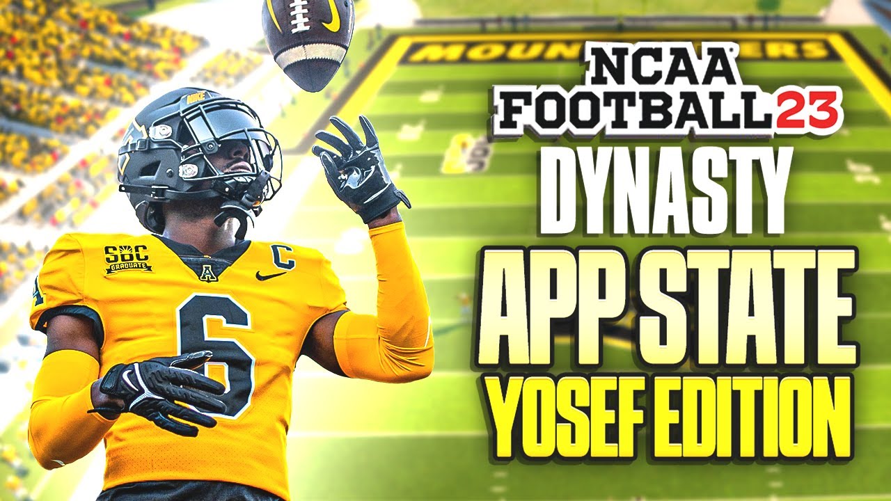 First Conference Game of the Season! NCAA 23 App State Dynasty Rebuild ...