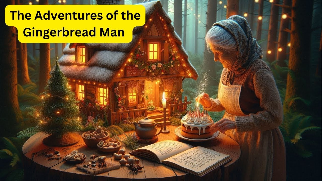 The Adventures of the Gingerbread Man | Fairy Tale for Kids in English ...