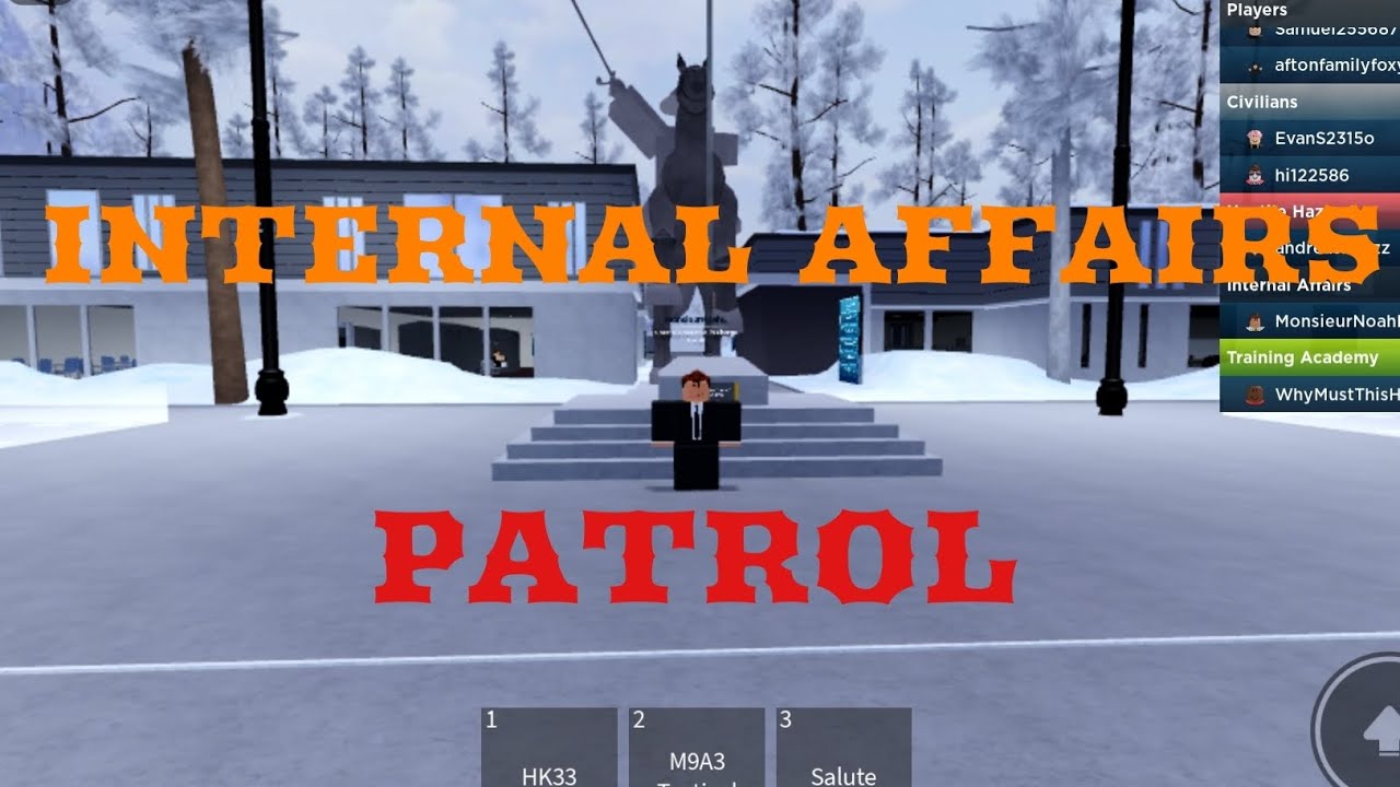 IA PATROL (CIA ROBLOX) - YouTube