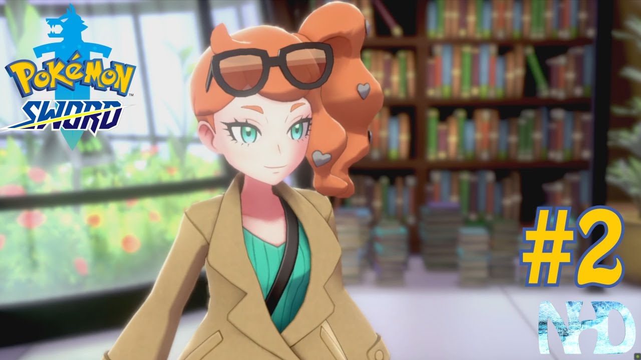 Let's Play Pokemon Sword (pt2) The Professor's assistant, Sonia - YouTube