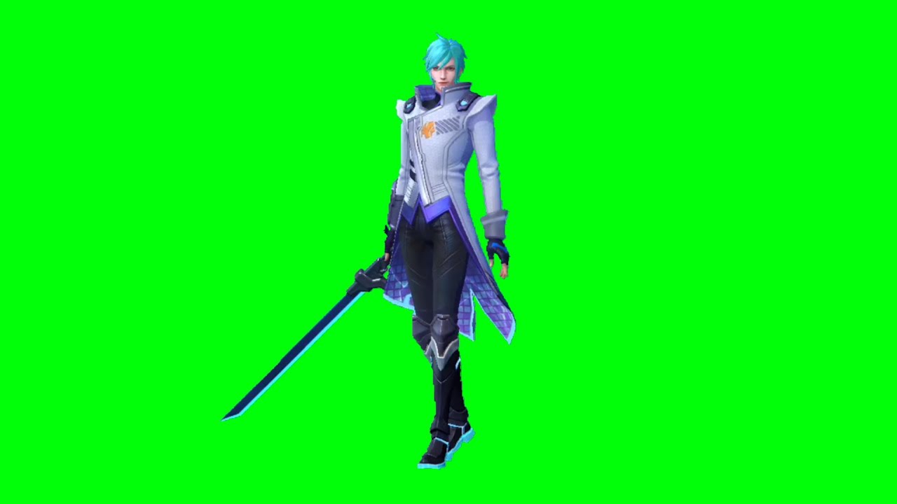 Anime Green Screen Hero Mobile Legend - Cosmo Guard No Copyright - YouTube