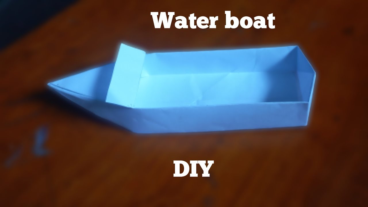Easy Paper water boat tutorial / How to make paper boat/ DIY Paper ...
