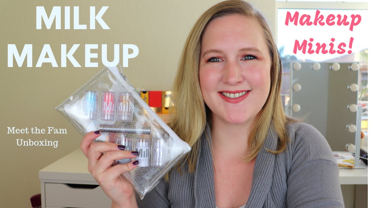 Milk Makeup Meet the Fam Unboxing | Makeup Minis! - YouTube