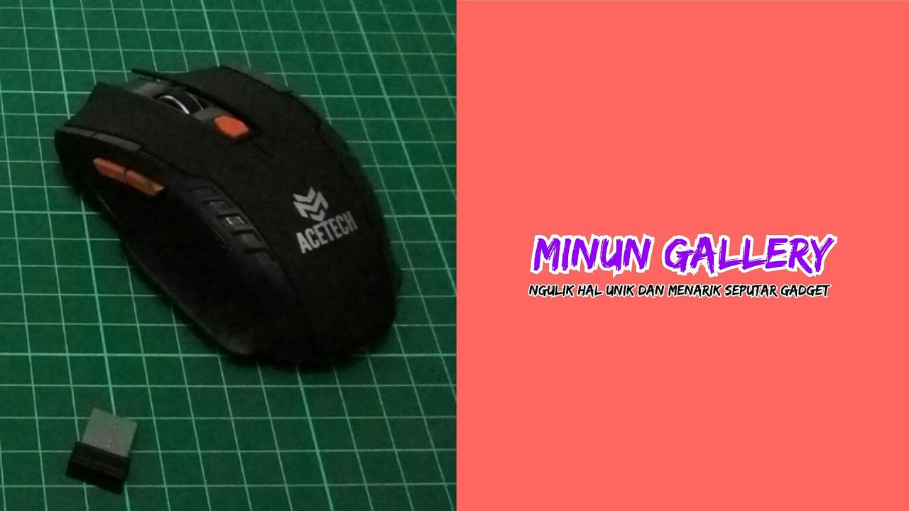 Unboxing Mouse Acetech Wireless - YouTube