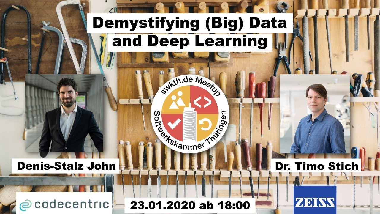 Demystifying (Big) Data and Deep Learning - Livestream - YouTube