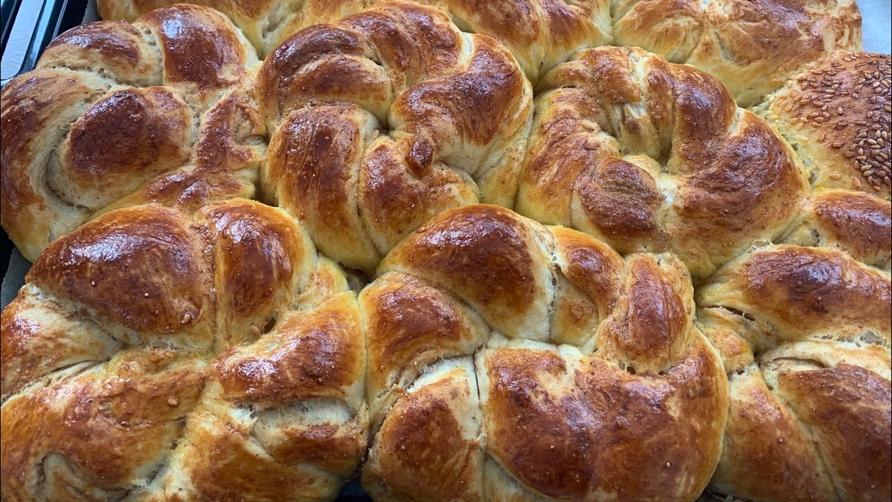 Turkish Fluffy Buttery Savory Pastry/Buns “Acma ”🥯Easy Soft Turkish ...