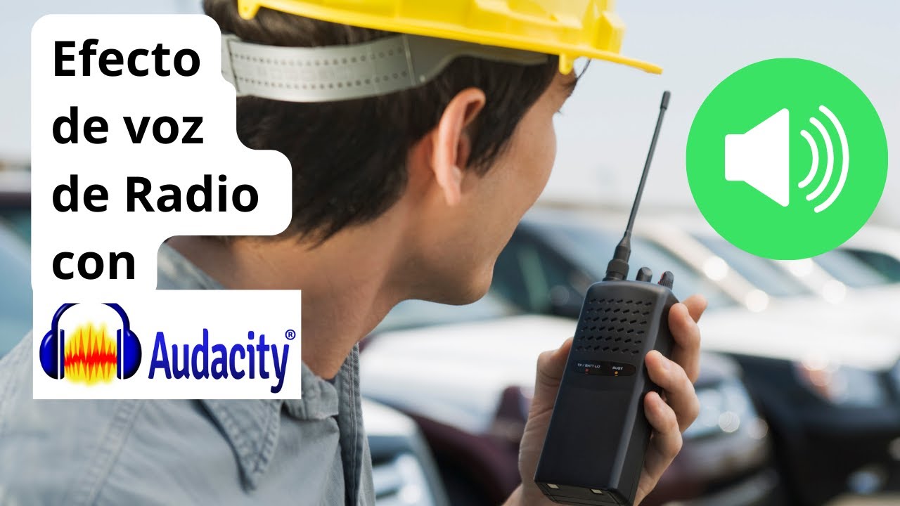 Como hacer efecto de voz de radio en Audacity - YouTube