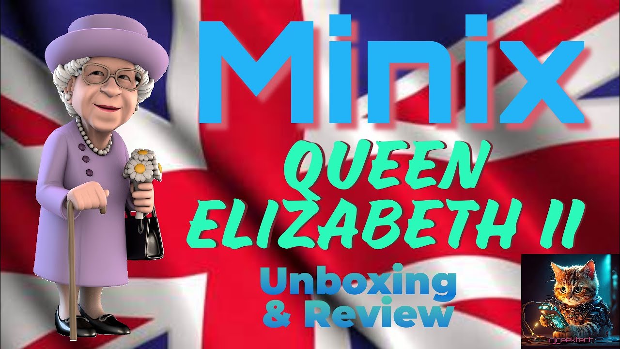 MINIX Bandai Queen Elizabeth II Figure Unboxing & Review - YouTube