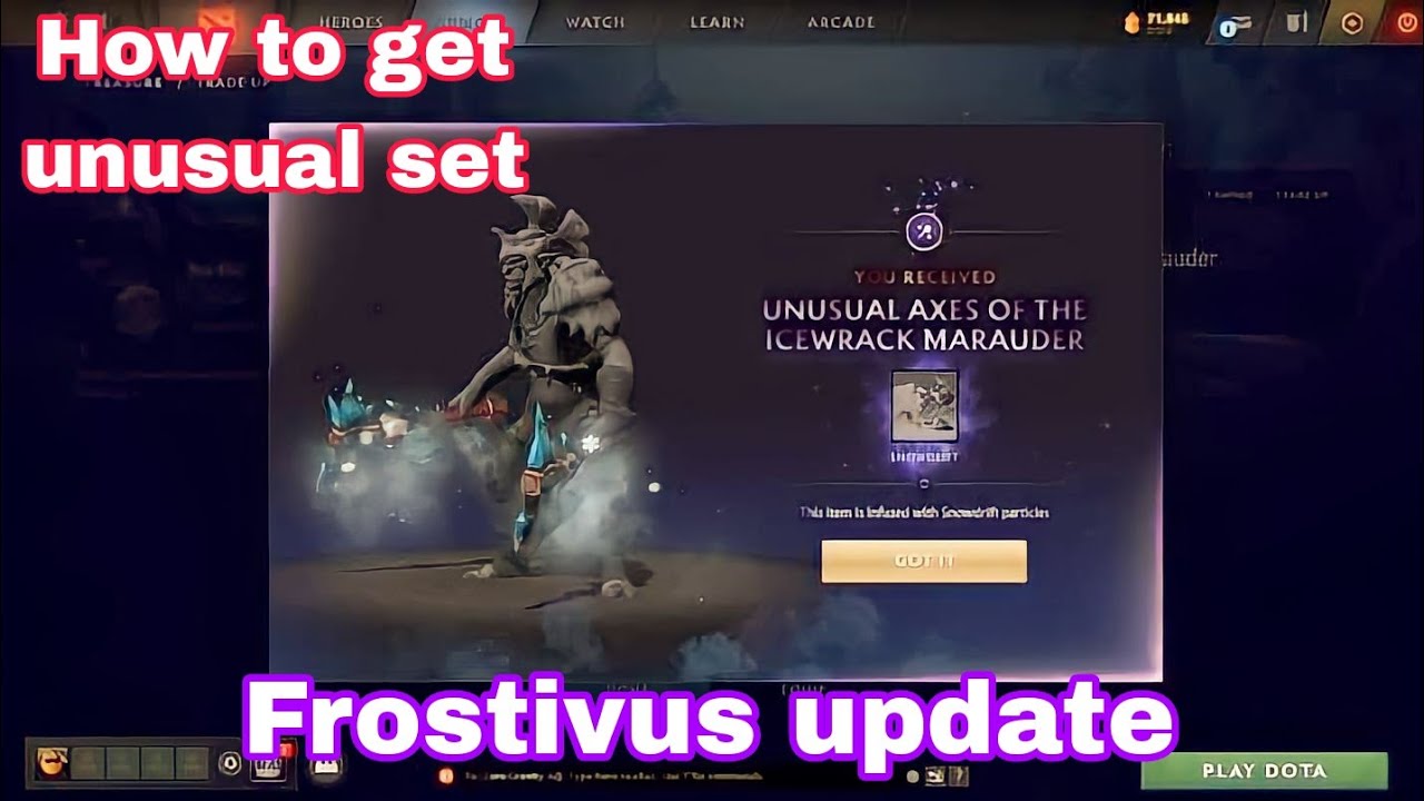 Dota 2 Frostivus event Unusual Set reveal - YouTube