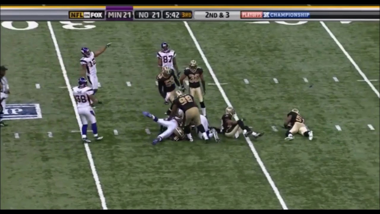 PROOF the Saints bounty program is the reason they beat the Vikings in ...