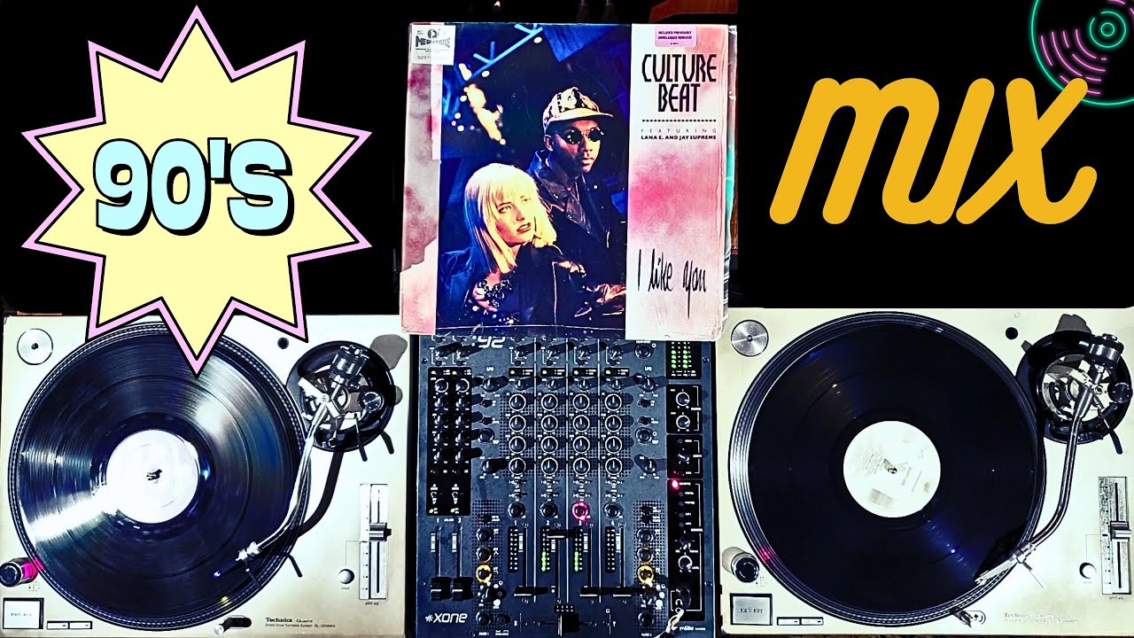 90's MIX 🎛️ 100% VINYL - NONSTOP DJ SET 🎚️ - YouTube