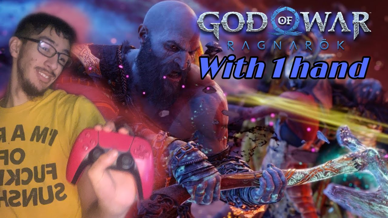 God of war Ragnarok with 1 hand - YouTube