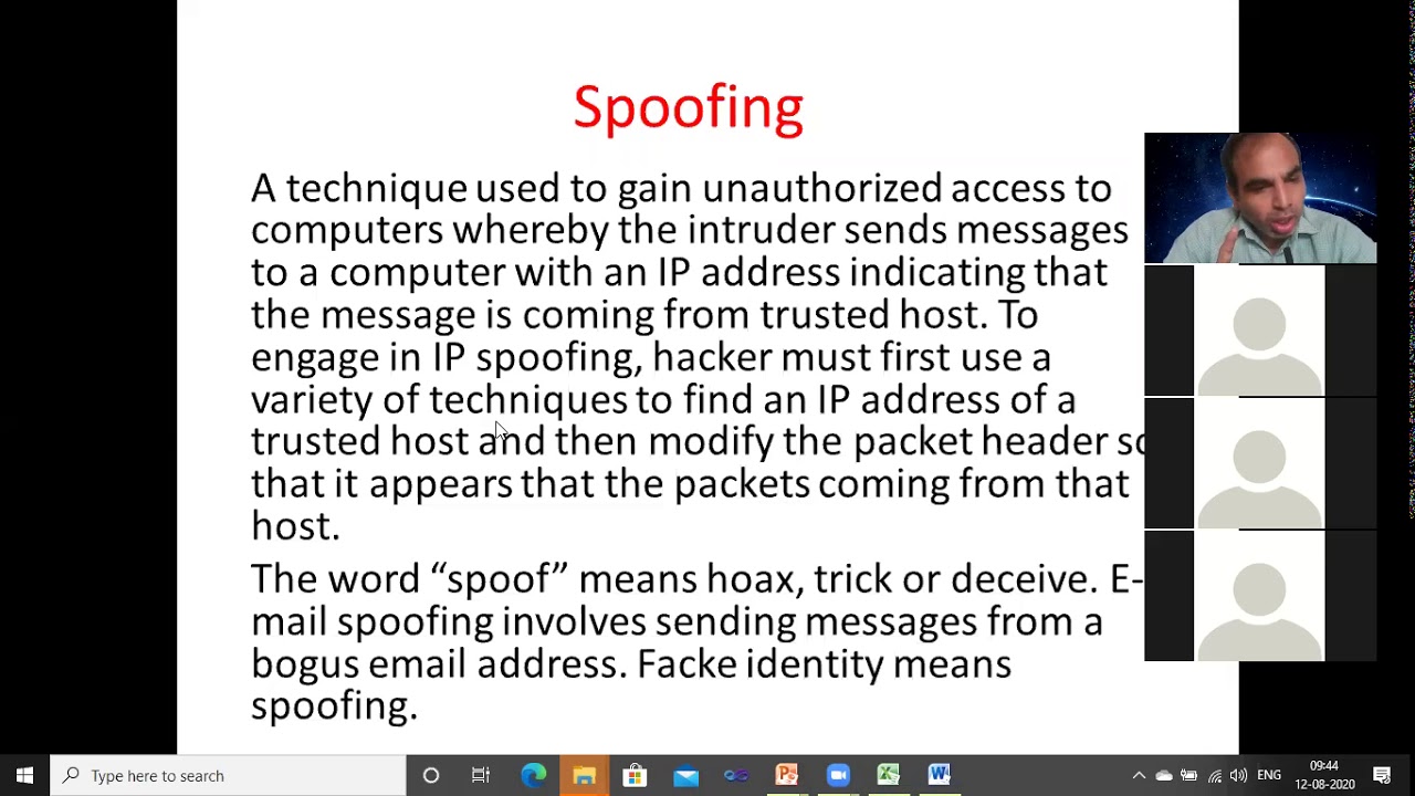 Lect 7 12 08 2020 Tybcom V Sem Csa Module I Internet Part 4 Bipin Vaity Youtube 7325