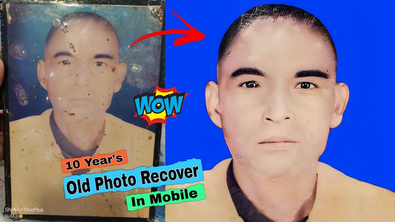 Old photo restoration in mobile || Old photo editing - Deepak Crafts ...