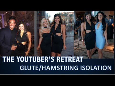 Hamstring and Glute Isolation Exercises⎮Day 1 of the YouTuber's Retreat ...