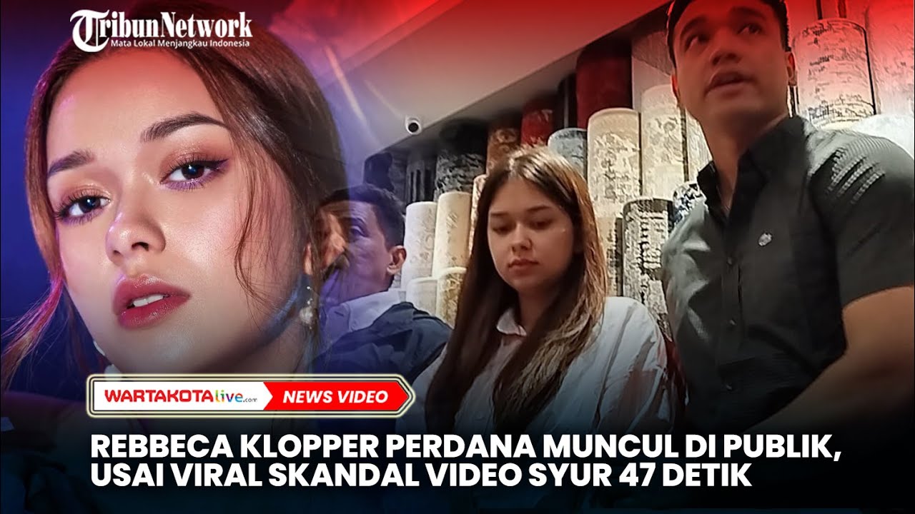 Rebbeca Klopper Perdana Muncul di Publik Usai Skandal Video Syur 47 ...