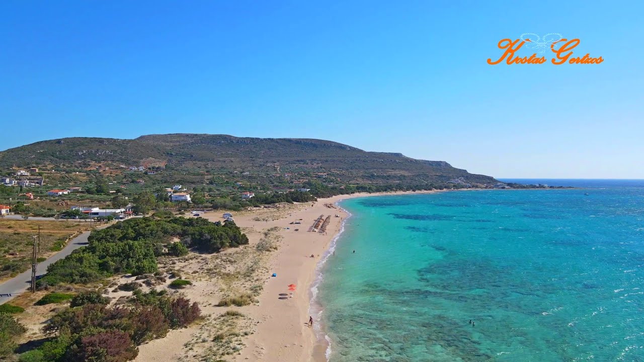 ΠΑΡΑΛΙΑ ΚΑΤΩ ΝΗΣΙ (ΠΑΝΑΓΙΑ), ΕΛΑΦΟΝΗΣΟΣ (DRONE). KATO NISI BEACH ...