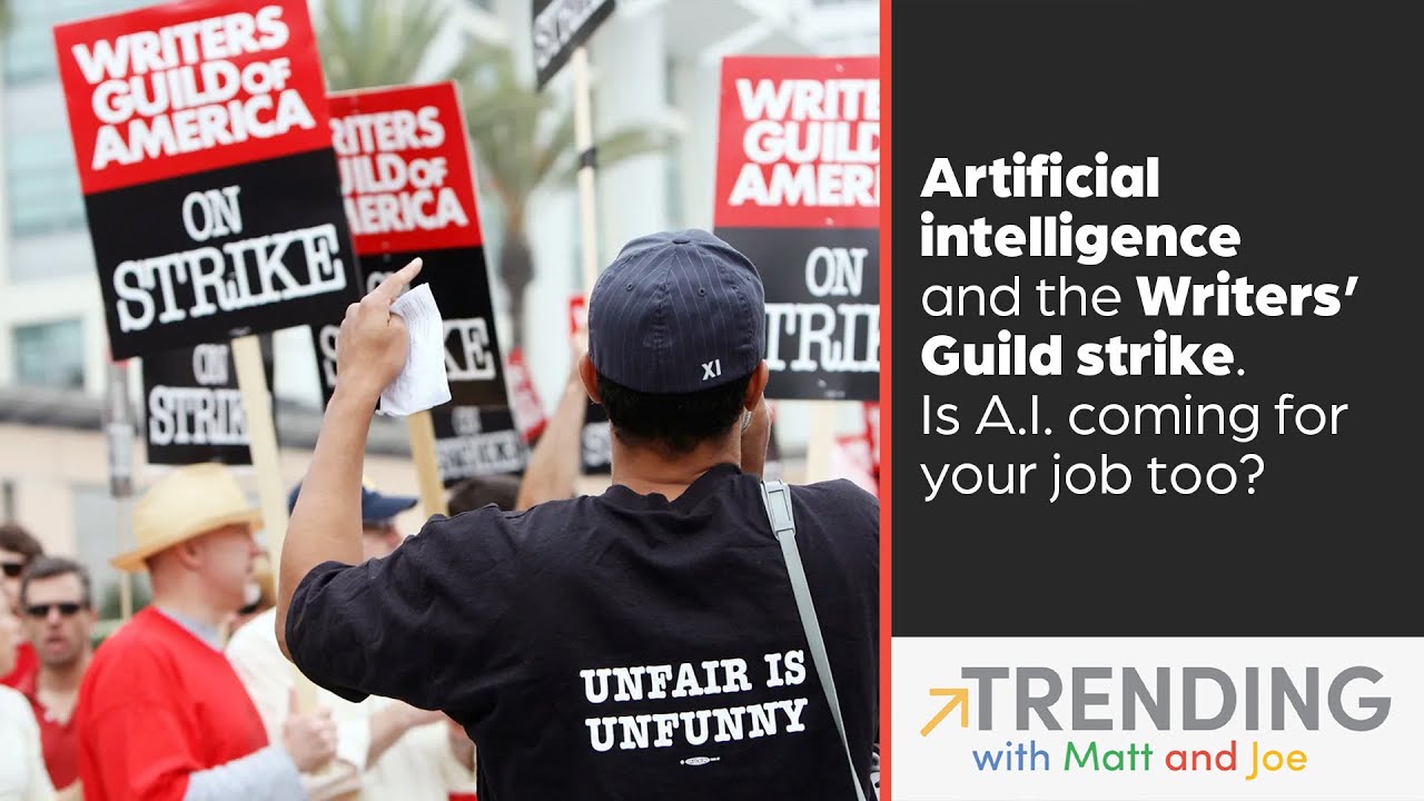 Artificial Intelligence and the Writers’ Guild Strike - YouTube