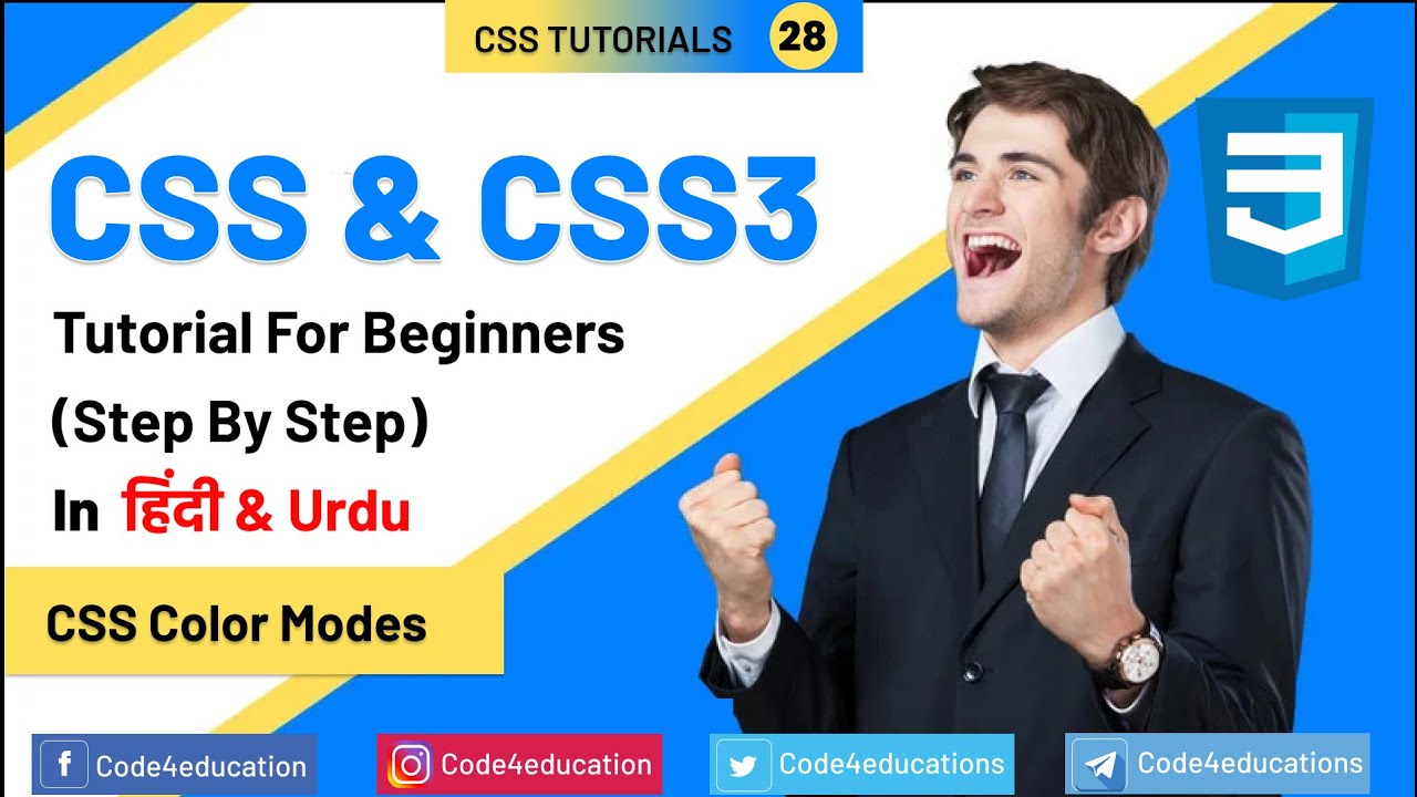 #28 CSS Tutorial In Hindi | CSS Color Modes Tutorial In Hindi | CSS ...