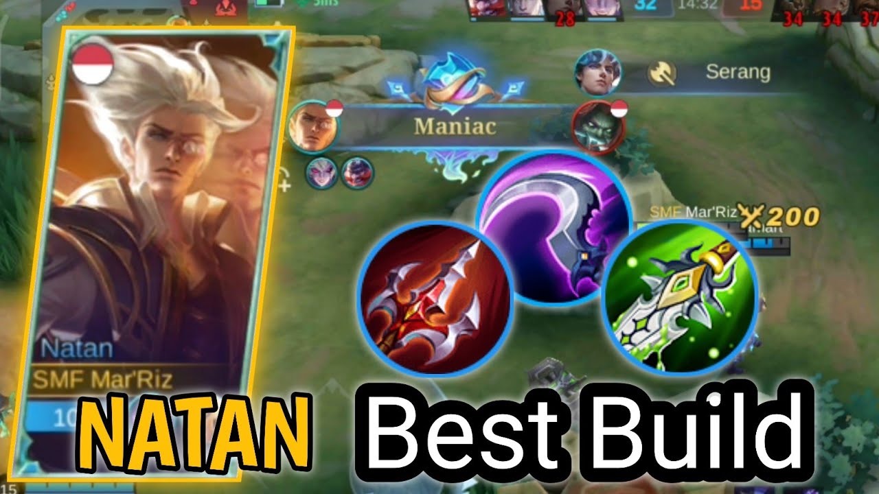 NATAN MANIAC‼️DAMAGE NATAN TERSAKIT ~ NATAN BEST BUILD 2022 - YouTube