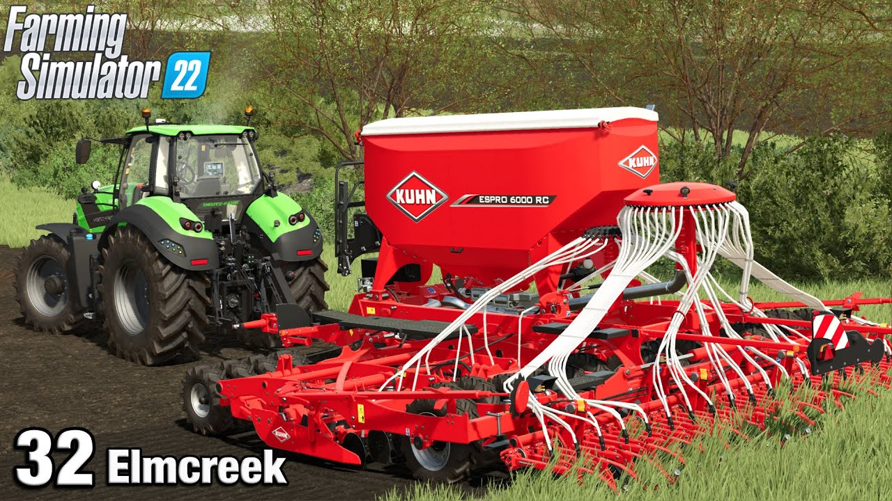 THIS NEW DRILL IS MUCH FASTER - Farming Simulator 22 FS22 Elmcreek Ep ...