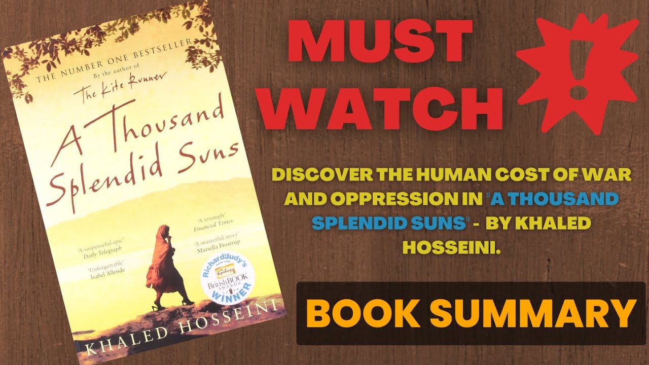 A Thousand Splendid Suns: A Heart-Wrenching Tale of Friendship and ...