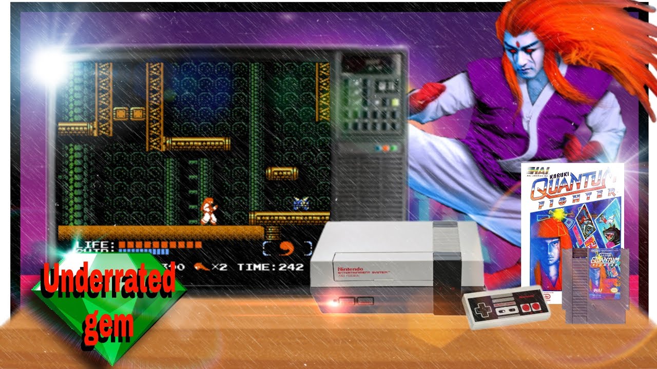 KABUKI - quantum fighter ( NES ) gameplay clip. - YouTube