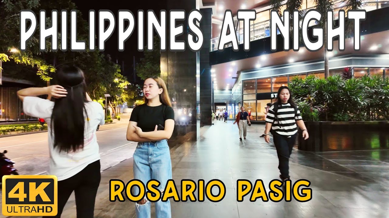 "Rosario Pasig City at Night: Vibrant Streets & Local Charm | 4K HD ...