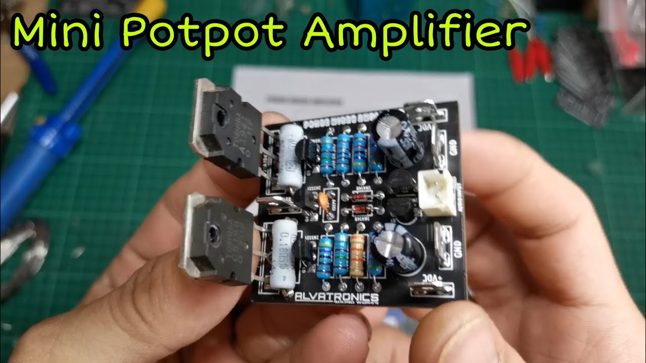 Power Micro Amplifier | Mini Potpot Amplifier - YouTube