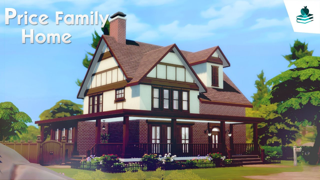How I Built the Price Family Home! 🏡🌲 | The Sims 4 High School Years ...