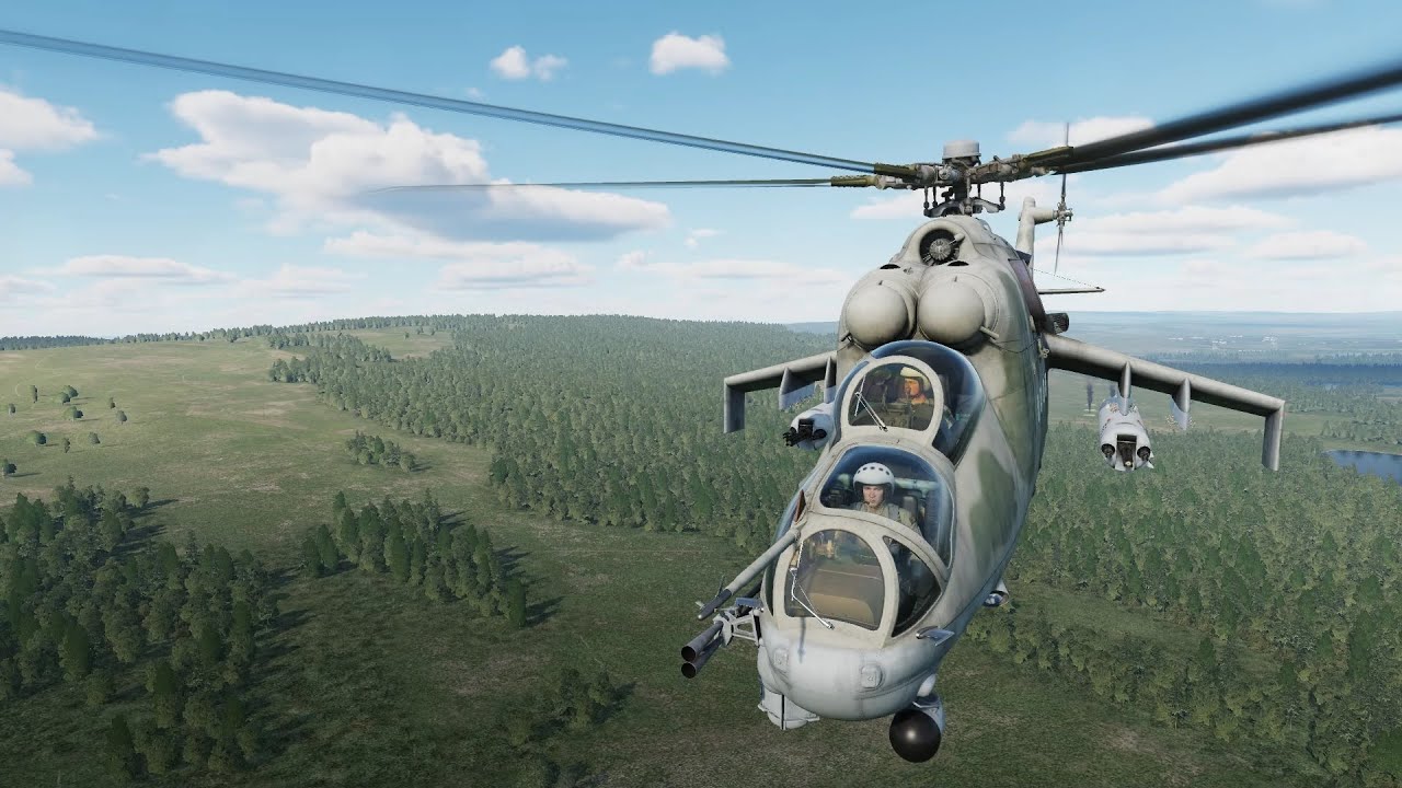 DCS World - Entrenamiento Mi-24P Hind - 7. Empleo de Pods de cañón ...
