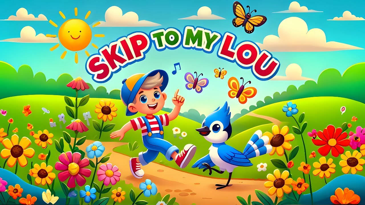 Skip to My Lou Song for Kids | Fun Kid Song with Dance and Farm Animals ...