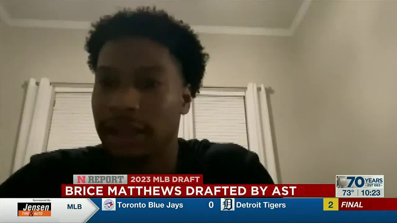 Brice Matthews selected by Astros in 2023 MLB Draft - YouTube