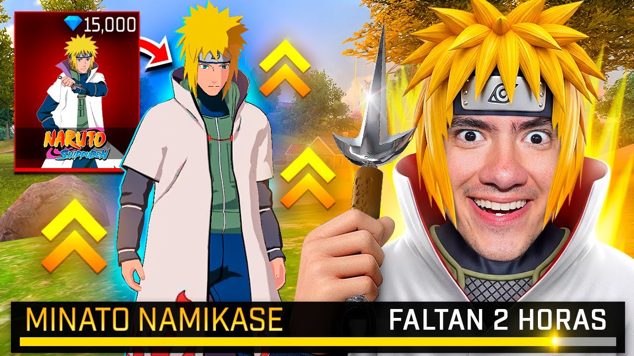 LA SKIN de MINATO LLEGARÁ a FREE FIRE en POCAS HORAS y VOY a SACARLA ...