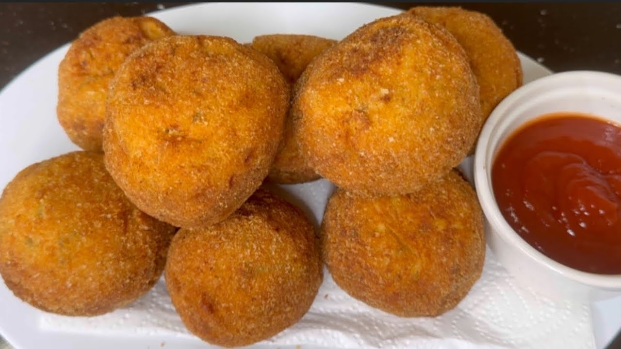 Potato chicken Balls | Crispy chicken Balls | Chicken potato Balls ...