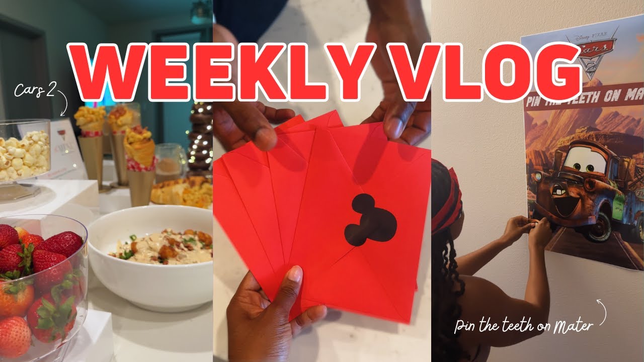 WEEKLY VLOG: Disney Dinner + a Movie - Cars 2 - YouTube