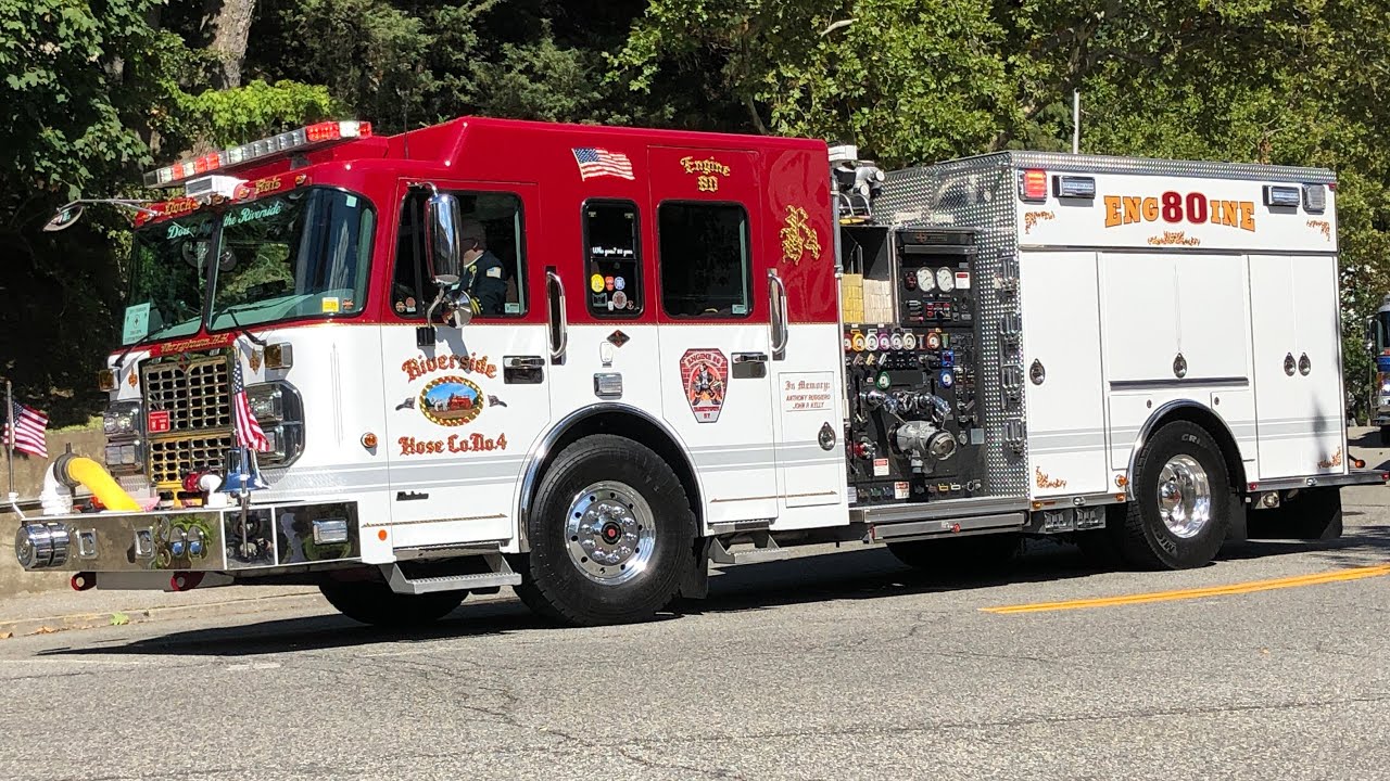 Tarrytown Fire Department Engine 80 and Utility-61 - YouTube