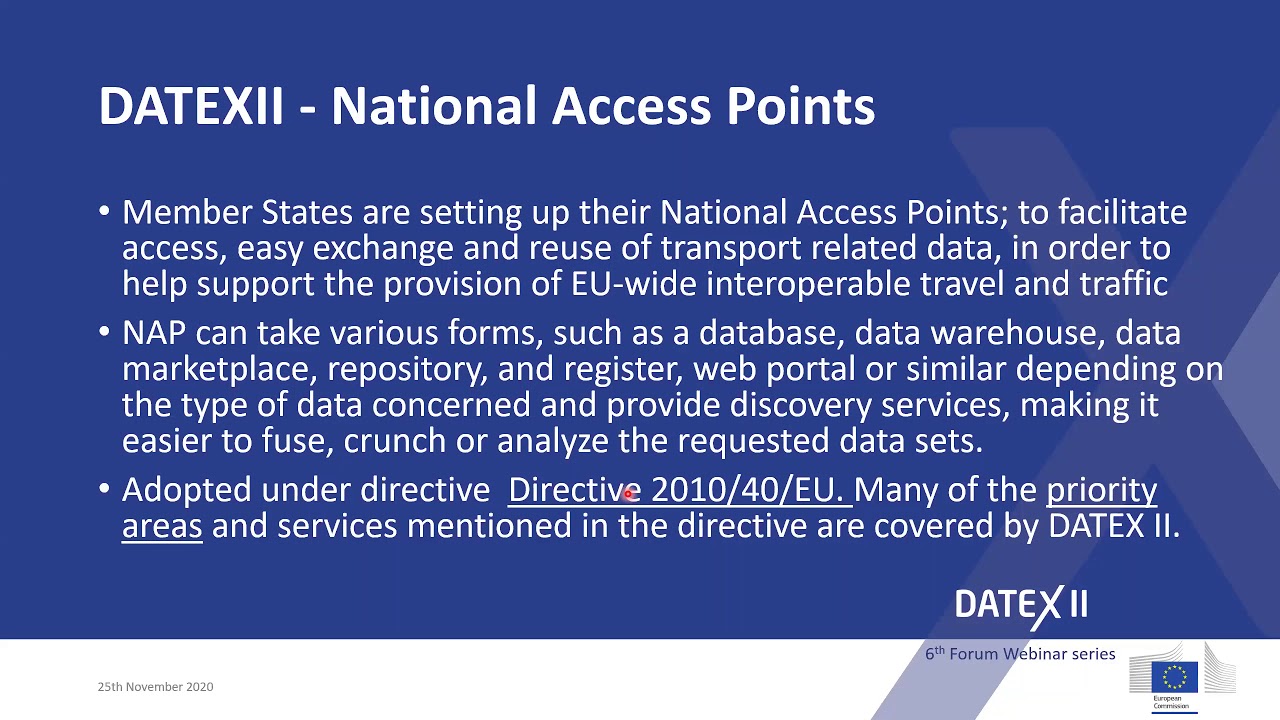 Applying DATEX II in your operational context - YouTube