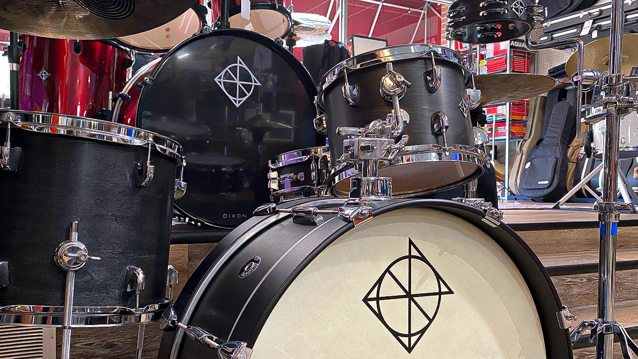 DIXON Little Roomer Drum Set, Travel At Ease! - YouTube