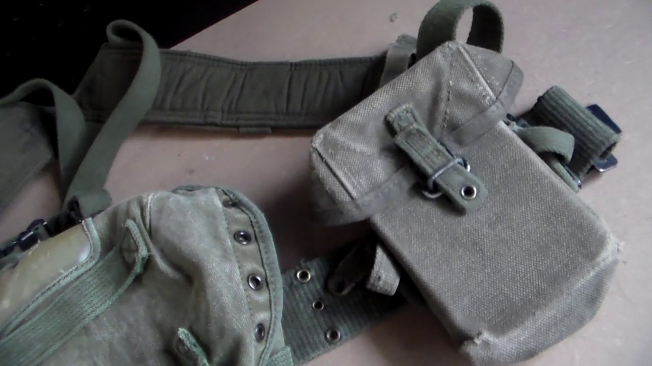 | Vietnam | M1956 webbing overview & review - YouTube