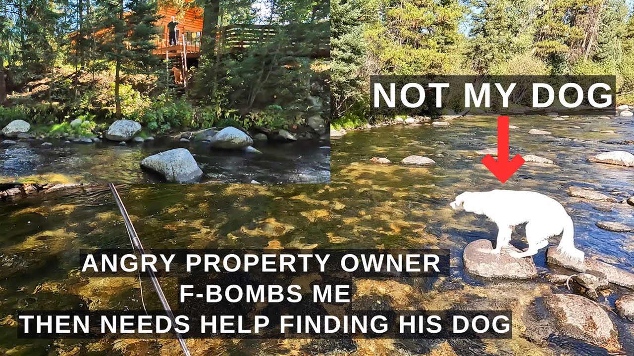 Angry Property Owner accuses me of TRESSPASSING & later needs MY HELP ...