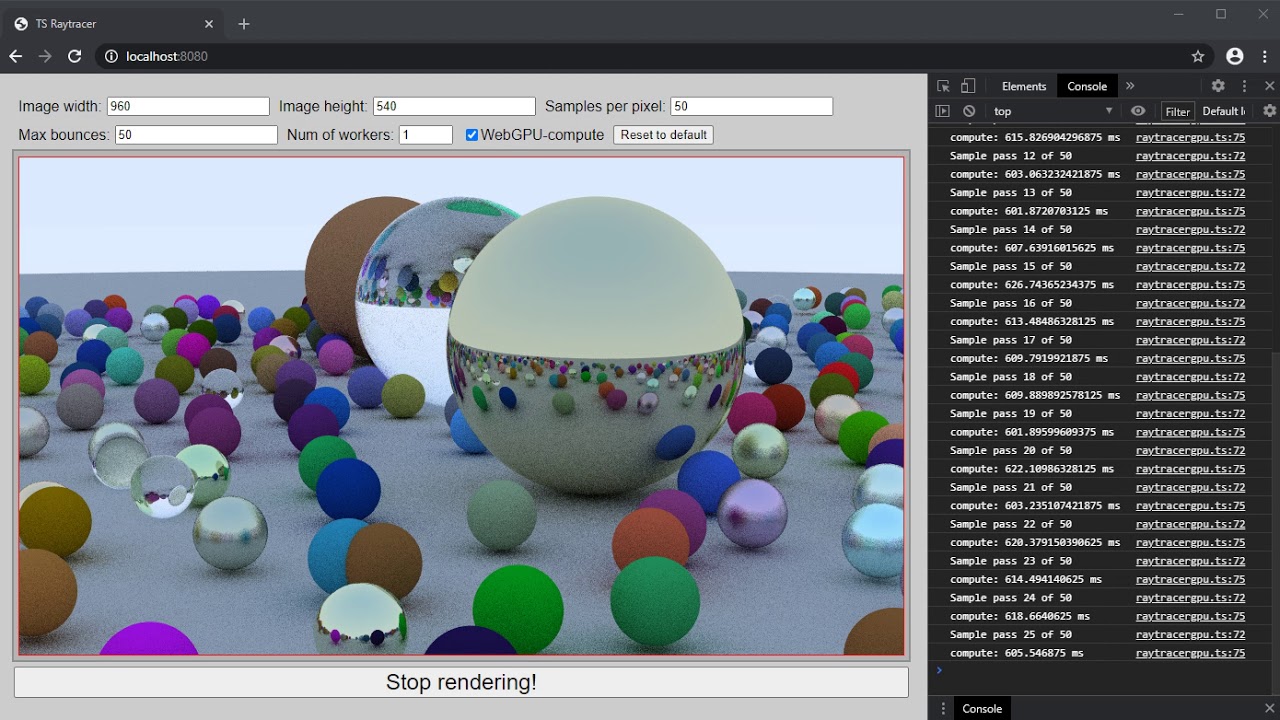 WebGPU Raytracer test-01 - YouTube